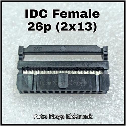 Jual Socket IDC 26p Female Jepit (2x13) Header ISP 26pin Soket 26 pin ...