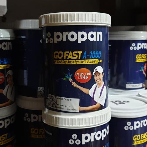 Jual Cat kayu besi propan GoFast/ go fast water base PUTIH gloss 0.9L 0 ...