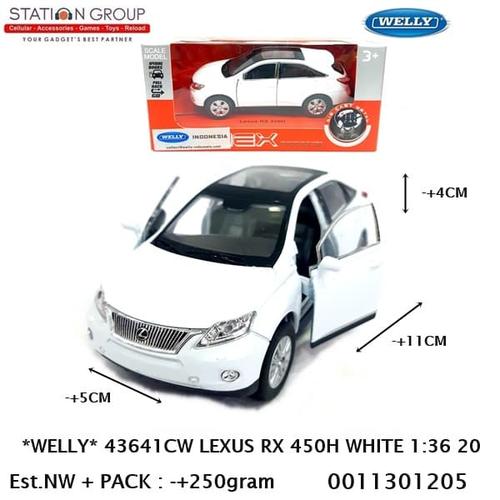 Jual WELLY 43641CW LEXUS RX 450H WHITE 1-36 20 DIECAST - WHITE - Kota ...