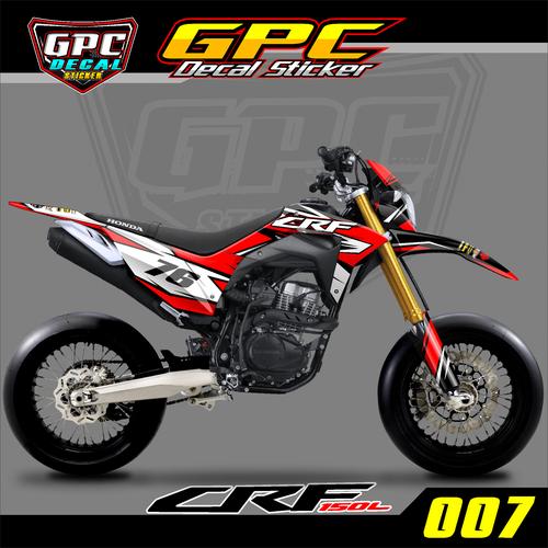 Jual Decal CRF 150 L Sticker Fullbody-Dekal stiker CRF 150l-gpc 007 ...