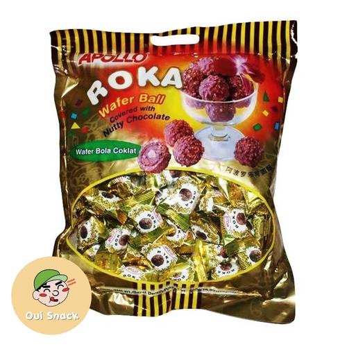 Jual COKLAT ROKA ISI 80 / COKELAT APPOLO ROKA / ROKA WAFER BALL | OUI ...