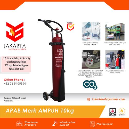 Jual APAB AMPUH CO2 KARBONDIOKSIDA ALAT PEMADAM API 10 KG TROLLEY MURAH ...