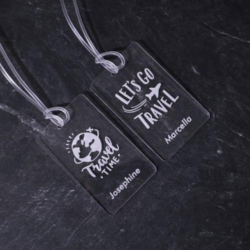 Jual Bag Tag Akrilik | Travel Collection Grafir | Luggage Tag Custom ...