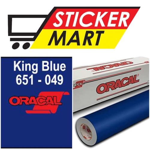 Jual Sticker Oracal 651 049 King Blue Glossy atau Matte - Kota Bekasi ...