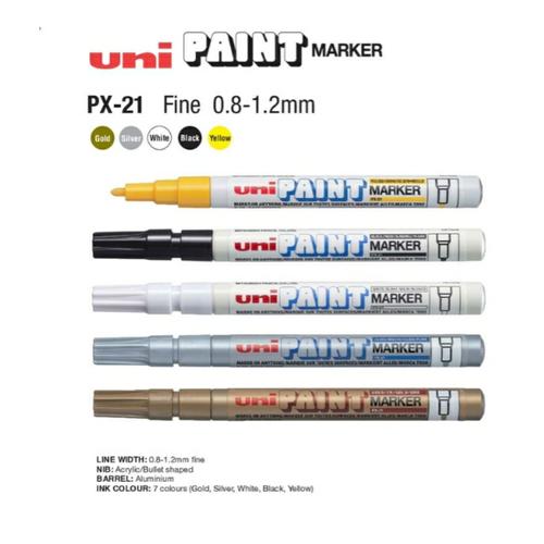 Jual Uni Paint Marker PX-21 Permanent - Biru - Kota Tangerang Selatan ...