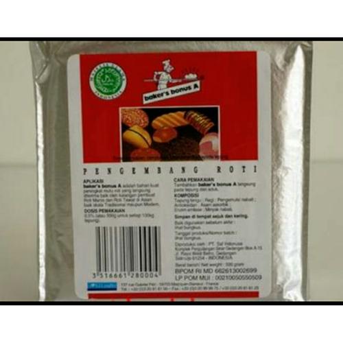 Jual Baker bonus A 500gr / pengembang / peningkat mutu roti Baker's ...