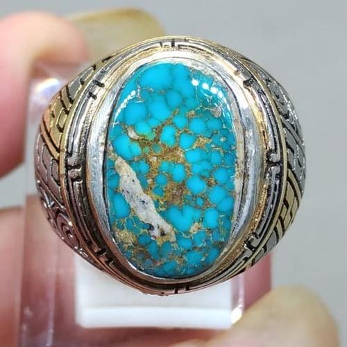 Jual Batu Pirus Persia Biru Urat Emas Asli Natural - Kota Surakarta ...