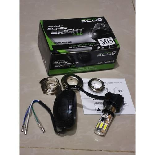 Jual LAMPU LED 6 SISI LUMINOS LED M6 ECO 9 UNIVERSAL SEMUA MOTOR ...