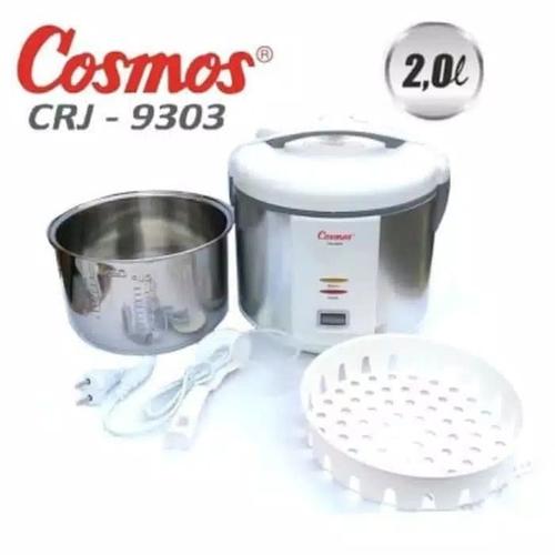 Jual Rice cooker cosmos stainless steel magicom CRJ 9303 ukuran 2Liter ...
