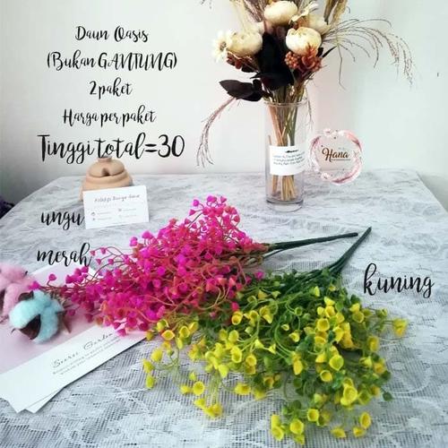 Jual Daun Oasis artificial/daun plastik dekorasi rumah/daun palsu - Kab ...
