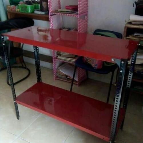 Jual Rak besi Meja 2 Susun spec 40x100x80,cm - Putih - Kab. Bogor ...