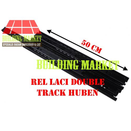 Jual REL LACI HUBEN DOUBLE TRACK BALL BEARING / REL LEMARI (FE-37) 50 ...