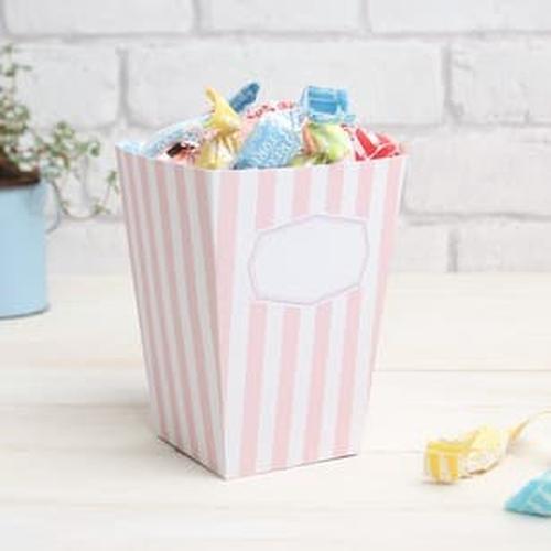 Jual DIY Papercraft Box Stripe Pink - Kota Bandung - dearbestshop ...