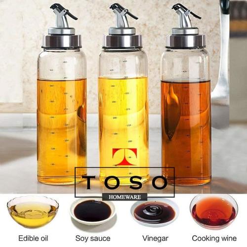 Jual Glass Oil Bottle Dispenser Sauce Vinegar 500ml Botol Minyak Cuka ...