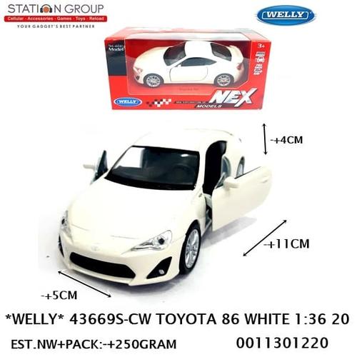 Jual WELLY 43669S-CW TOYOTA 86 WHITE 1-36 20 DIECAST - WHITE - Kota Samarinda - Station Group ...