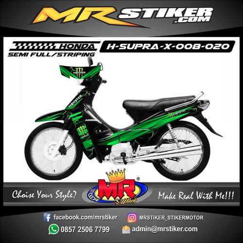 Jual Stiker motor decal Honda Supra X Striping Variasi Decals Custom ...