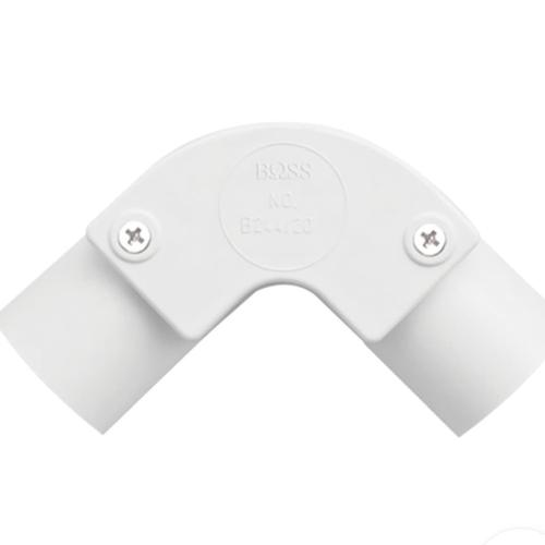 Jual Elbow Boss 20 mm Putih / L-bow Knee Pipa Model Baut 20mm Clipsal ...