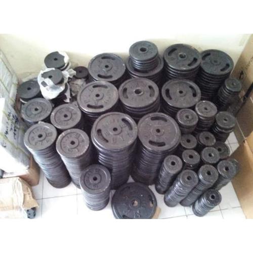 Jual 15 kg PLATE BARBEL BESI BERKUALITAS BEBAN DUMBLE GYM FITNES ...