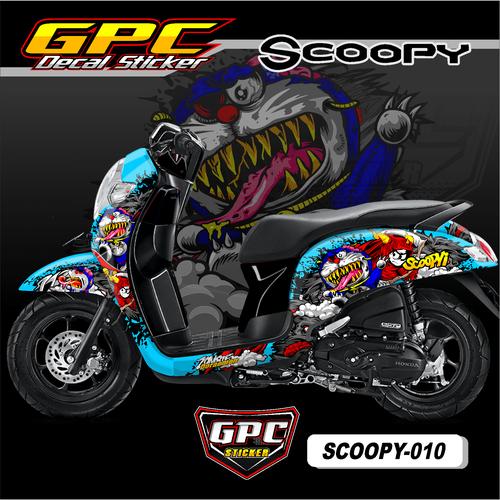 Jual Decal Sticker Honda Scoopy fi-Doraemon zombie- custom- GPC-010 ...