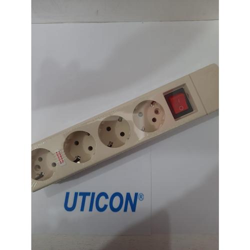 Jual Stop Kontak Uticon 4 Lubang Saklar On-Off St-1482Nc - Jakarta ...