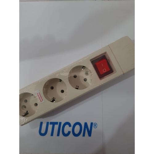 Jual Stop Kontak Uticon 3 Lubang Saklar On-Off St1382 Nc. - Jakarta ...