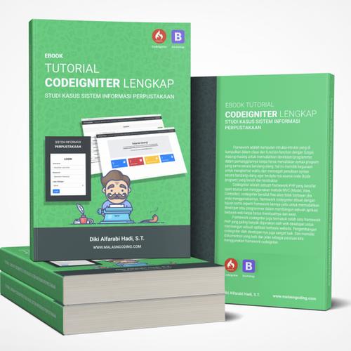 Jual Ebook Membangun Sistem Informasi Perpustakaan Dengan Codeigniter ...