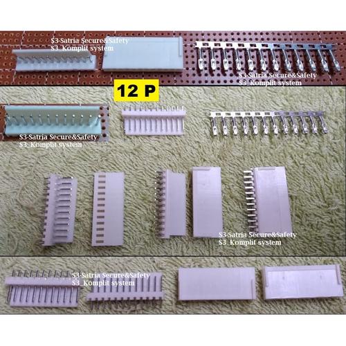Jual Molex 12 P Terminal Socket 12p Konektor 12 pin soket molek 2510 ...
