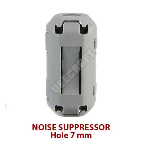 Jual 7mm Noise Suppressor EMI RFI Clip Choke Ferrite Core Cable Filter ...