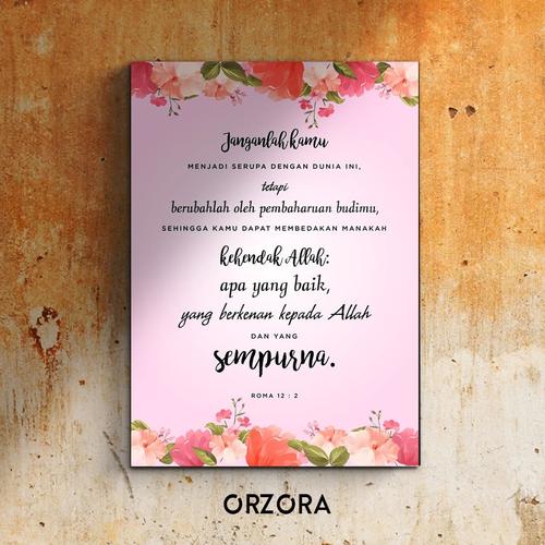 Jual Poster Rohani / Dekor /Hiasan Dinding / Hiasan Dinding Kristen ...