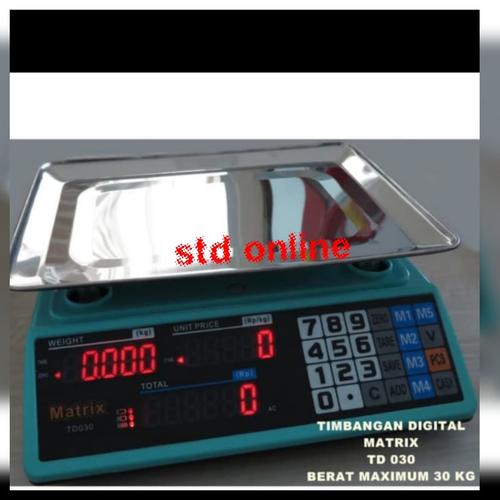 Jual timbangan digital 30kg matrix - Kab. Tangerang - STD ONLINE_NEW ...