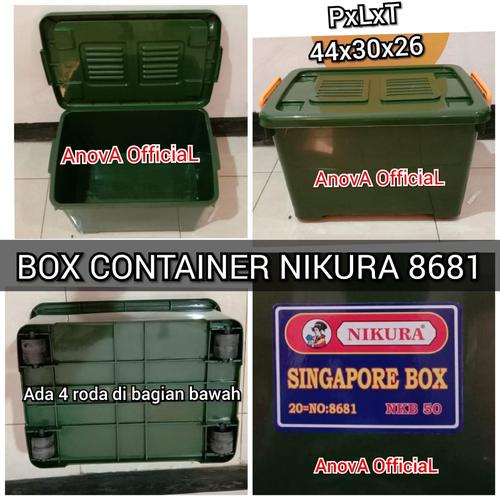 Jual BOX CONTAINER NIKURA. 8681. HIJAU. SETARA SHINPO CB 30 - Kota ...