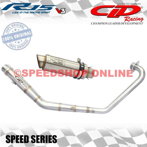 Jual knalpot cld yamaha r15 v3 original type speed series - Kota ...