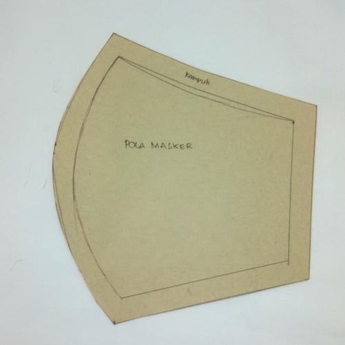 Jual POLA MASKER KAIN 3D - Kota Yogyakarta - Rumah Jahit Madina | Tokopedia