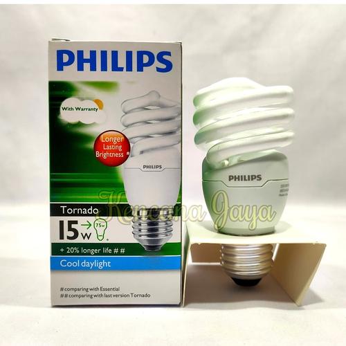 Jual Lampu Philips Tornado Spiral 15 watt / Lampu Ulir / Lampu Spiral - Putih - Kota Semarang ...