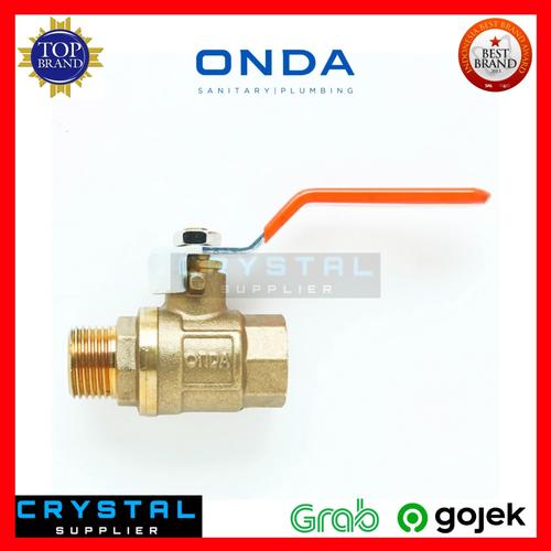 Jual BALL VALVE MALE x FEMALE 1/2" ONDA Kuningan / Kran Drat Luar Dalam - Kota Semarang ...