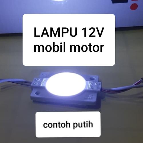 Jual 12v lampu led cop drl plasma variasi mobil motor warna putih white ...