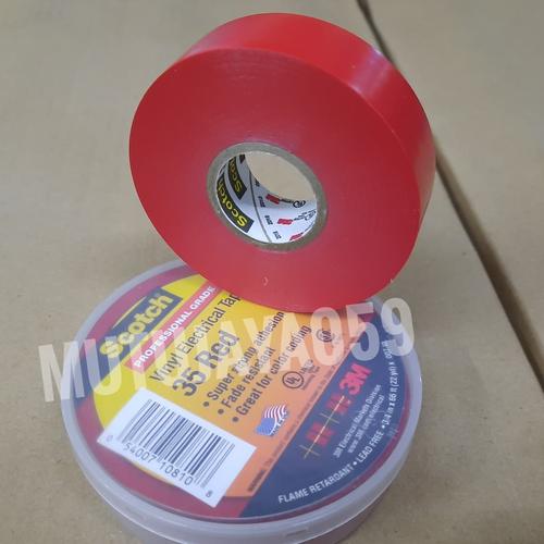 Jual Jual 3M Scoth 35 Vinyl Electrical tape Red - Jakarta Pusat ...