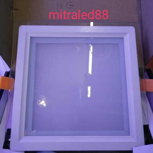 Jual Downlight Led Panel light Kaca 18w/18watt bulat/kotak - Bulat ...
