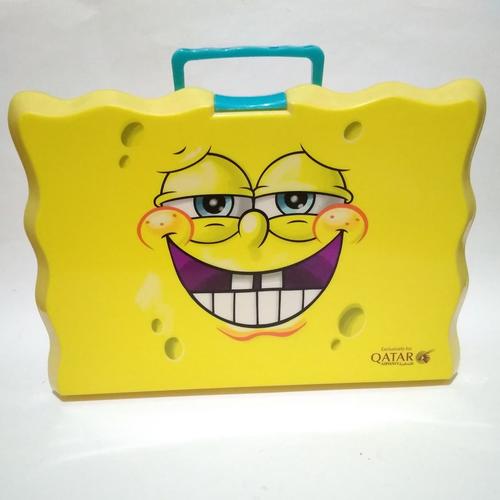 Jual spongebob box storage case exclusive Qatar airways nickelodeon ...