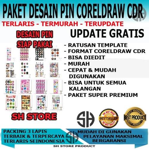 Jual Paket Template Desain Pin Segala Kategori Jenis & Karakter Format ...