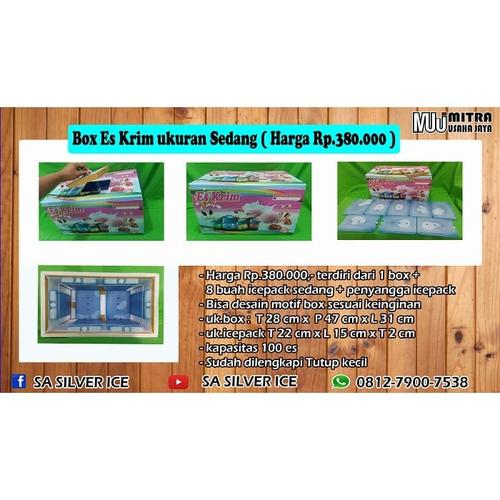 Jual box es krim ukuran sedang / bisa buat titip atau di pakai di motor ...