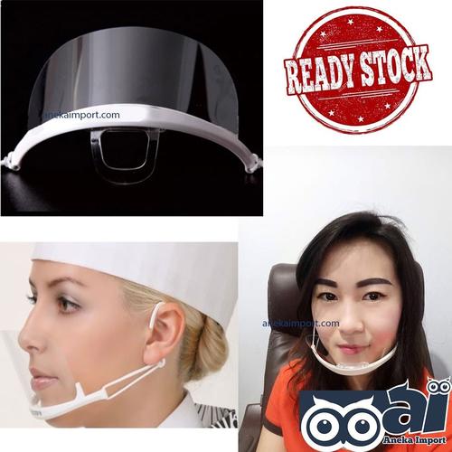 Jual Masker Transparan Mulut, Masker Mika, Masker Masak Dapur, Masker ...