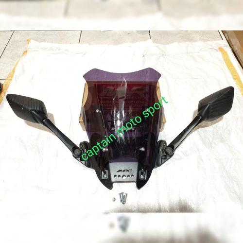 Jual SPION R25 PANJANG PLUS BREAKET DAN WINDSHIELD YAMAHA NMAX NEW 2020 ...