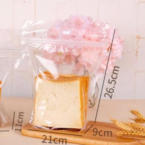 Jual Plastik Zipper Toast Bag Kemasan Kantong Plastik Roti Tawar PRZ21 ...