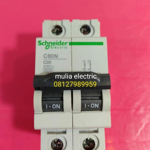Jual MCB Schneider 2phase C60 6A/10A/16A/20A - Jakarta Pusat ...