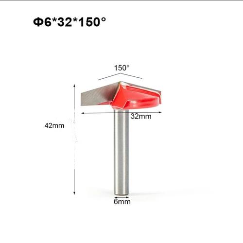 Jual Mata Router CNC Engraving V Groove 6mmx32mm 150derajat - Kab ...