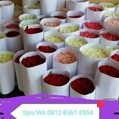 Jual bunga mawar segar/buket bunga segar/buket wisuda/kado bunga segar ...