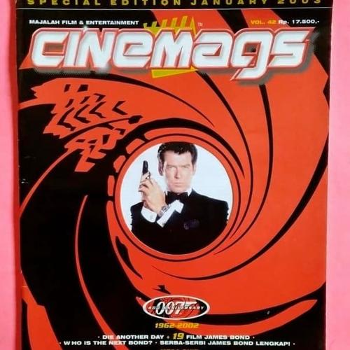 Jual Majalah CINEMAGS JAMES BOND No.42 Jan 2003 Cover PIERCE BROSNAN ...