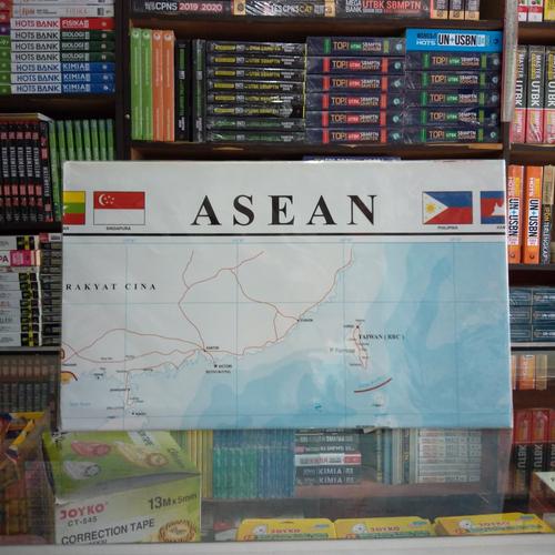 Jual Peta Lipat ASEAN - Kota Bandung - A4 books store | Tokopedia