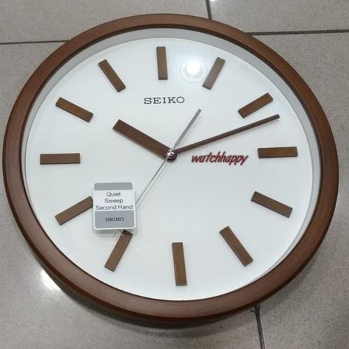 Jual Jam Dinding SEIKO ORIGINAL QXA681B design wrn Kayu Quiet Sweep ...